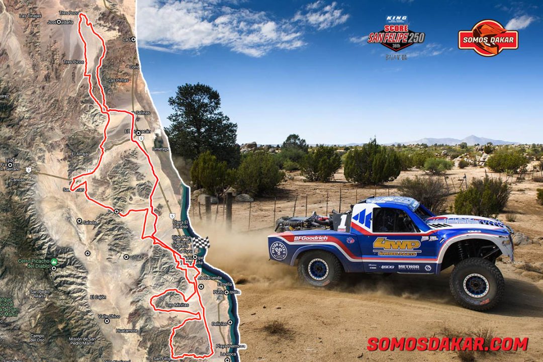 El recorrido y lugares clave para ver la Baja San Felipe 2023 - Somos Dakar